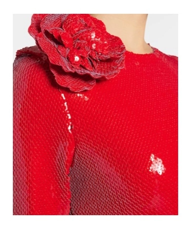RODARTE Floral-applique Sequined Gown