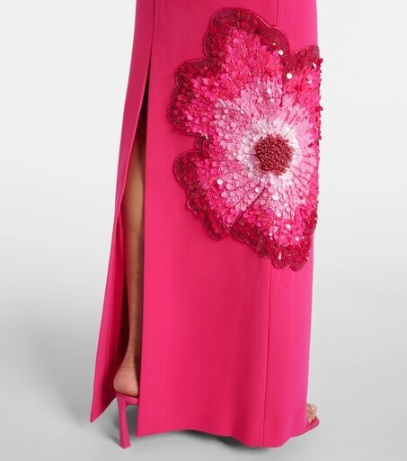Rebecca Vallance Layana Embellished Strapless Gown