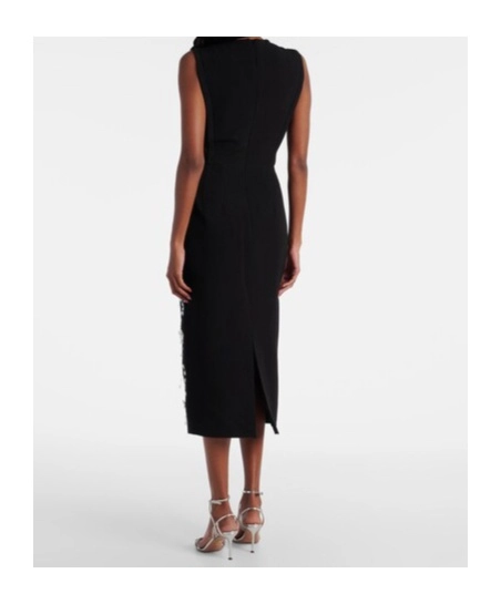 EMILIA WICKSTEAD Cappia Embellished Midi Dress