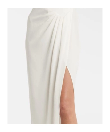 Alex Perry Asymmetric Draped Crepe Gown