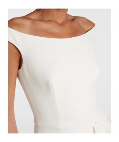 SAFIYAA LONDON Bree Draped Midi Dress