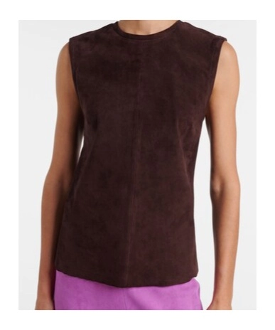 Stouls Miuccia Suede Top