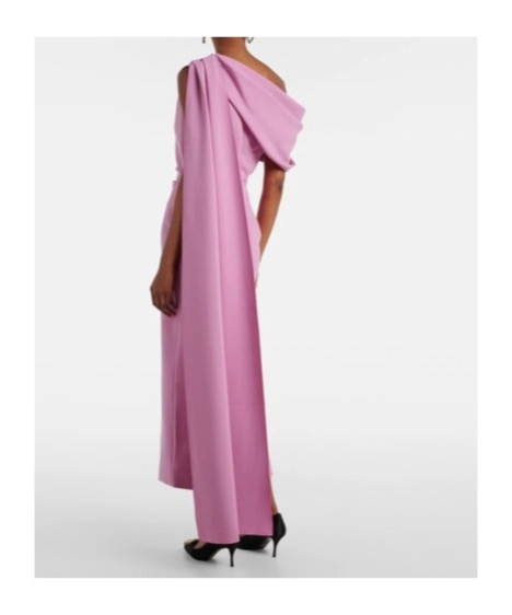 ROKSANDA Maite Caped Draped Midi Dress