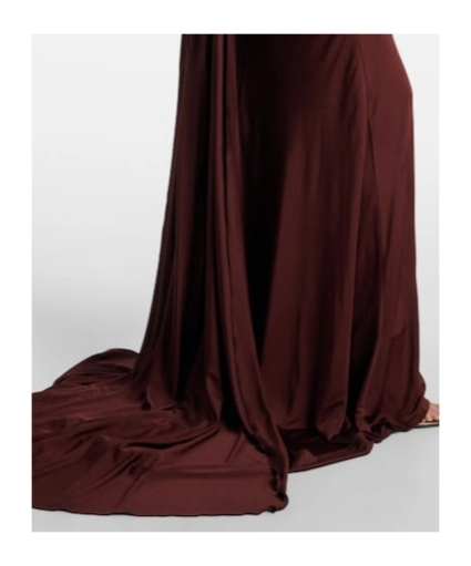 David Koma Gathered Jersey Gown