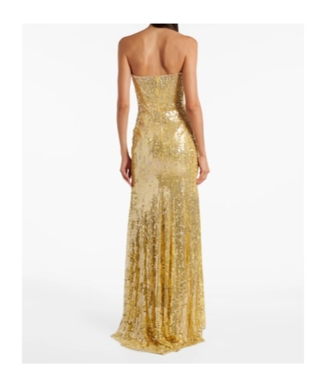 Jenny Packham Sequined Corset Gown