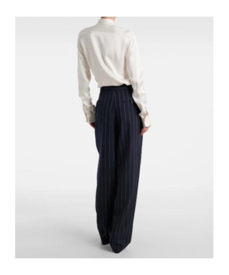 Stella McCartney Pinstripe Wool Tapered Pants