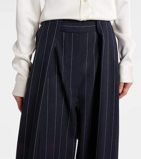 Stella McCartney Pinstripe Wool Tapered Pants
