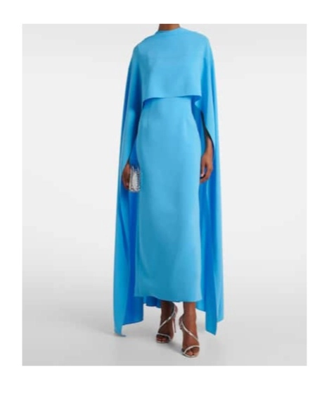 ROKSANDA Elina Caped Midi Dress