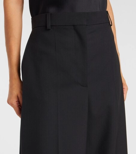 Stella McCartney High-rise Wool Wide-leg Tailored Trousers