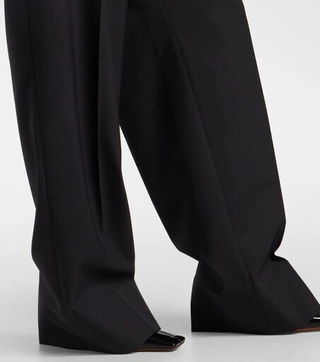 Stella McCartney High-rise Wool Wide-leg Tailored Trousers