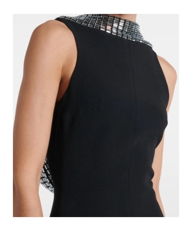 David Koma Embellished Cady Gown