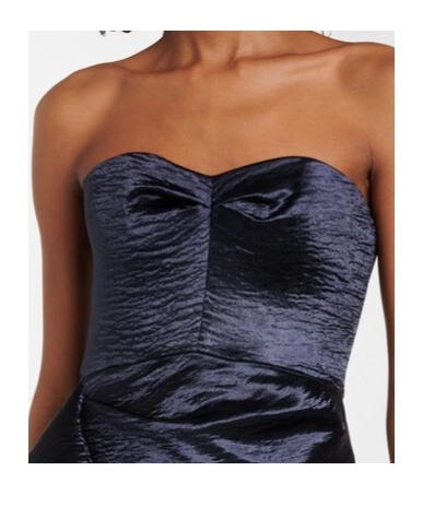 SAFIYAA LONDON Eymen Draped Crushed Satin Gown