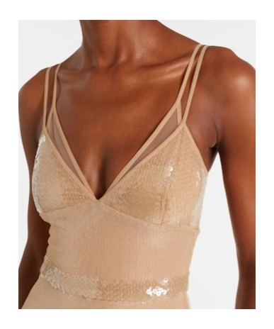 David Koma Sequined Tulle Gown