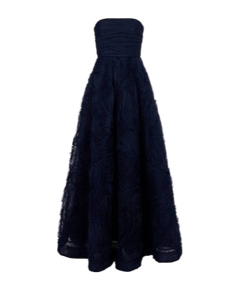 Rebecca Vallance Fernanda Organza Gown - Black
