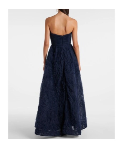 Rebecca Vallance Fernanda Strapless Organza Gown - Black