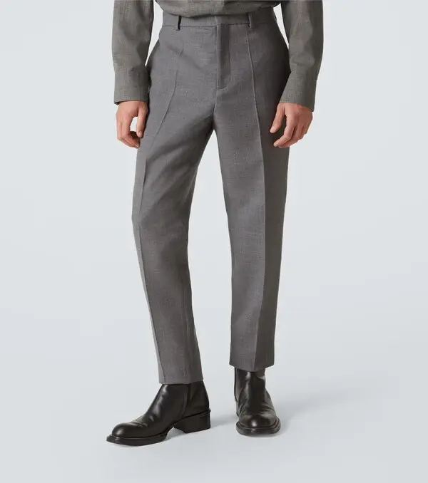 JIL SANDER Virgin Wool Tapered Pants