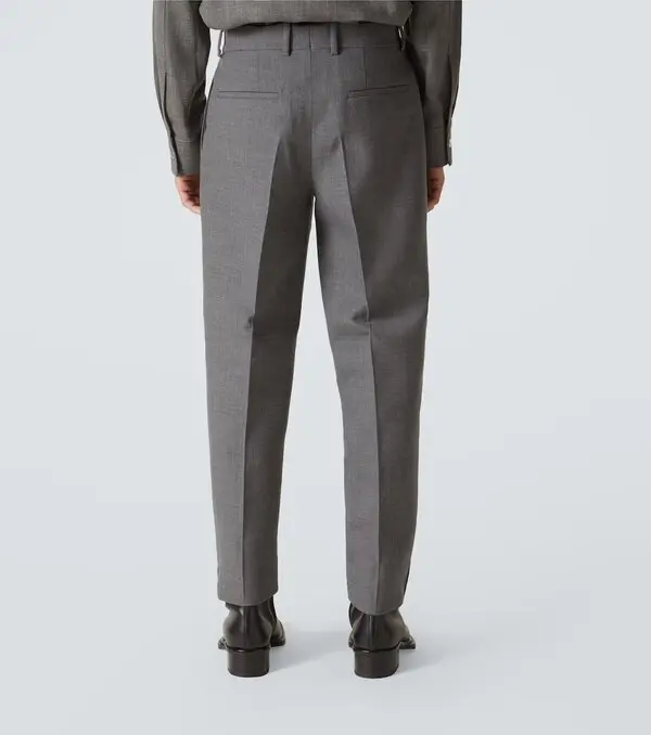 JIL SANDER Virgin Wool Tapered Pants