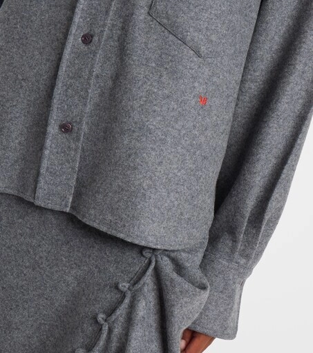 Victoria Beckham Wool And Cashmere Shirt