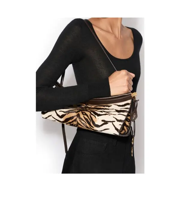 Alaïa Le Click East West Shoulder Bag - Black