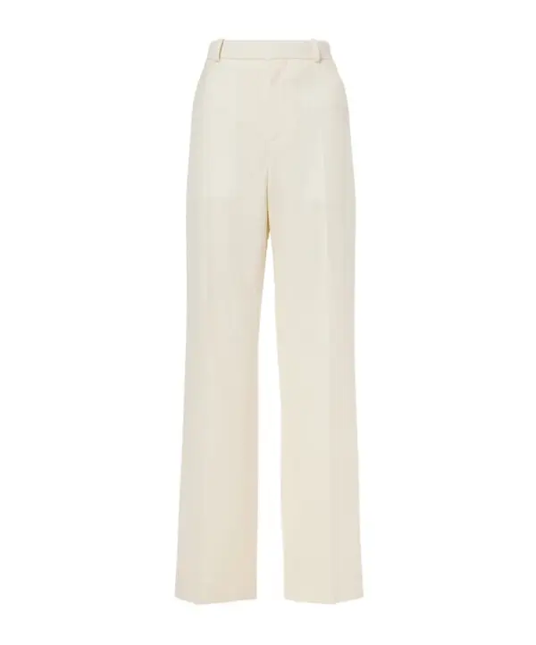 Wardrobe.NYC Belt Loop Casual Pants - White