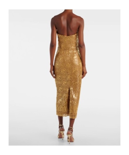 EMILIA WICKSTEAD Leila Midi Lace Formal Dress