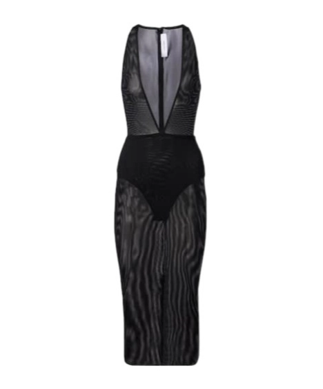 Alex Perry Sheer Midi Dress