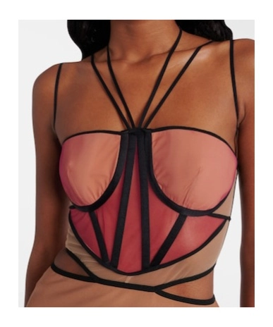 NENSI DOJAKA Leila Bustier Gown
