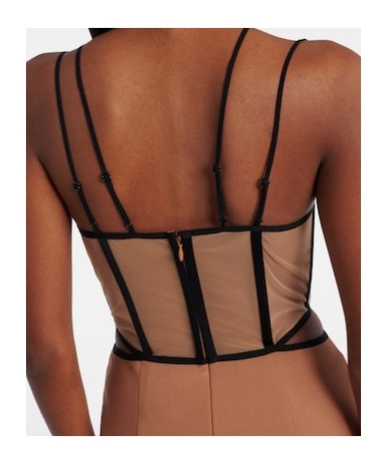 NENSI DOJAKA Leila Bustier Gown
