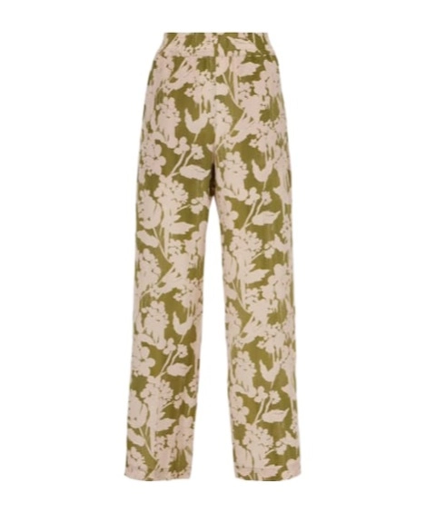 Victoria Beckham Silk Pajama Pants - Nude