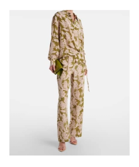 Victoria Beckham Silk Pajama Pants