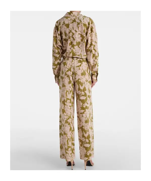 Victoria Beckham Silk Pajama Pants