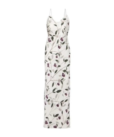 Stella McCartney Printed Silk Maxi Dress - White