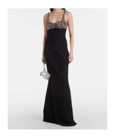 SAFIYAA LONDON Crystal-embellished Gown