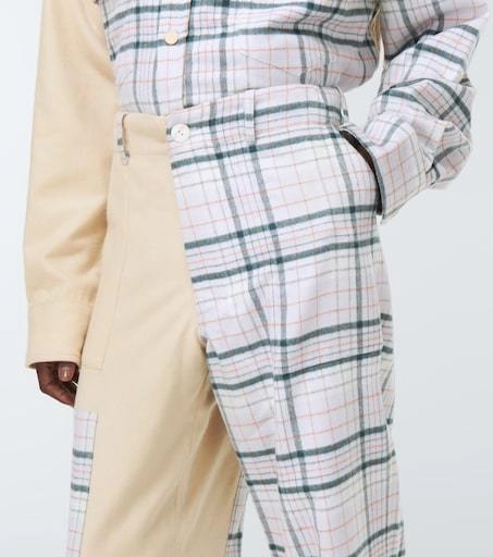 THE ELDER STATESMAN Plaid Casual Pants