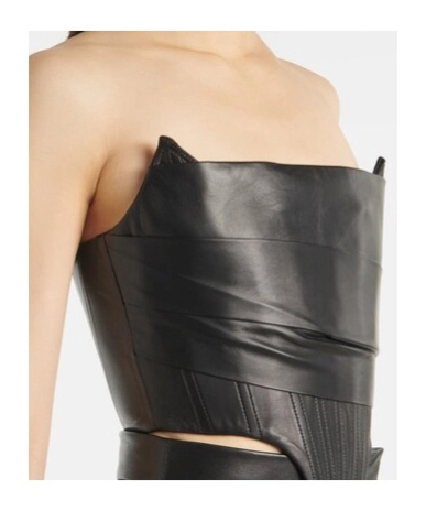 Alex Perry Leather Corset