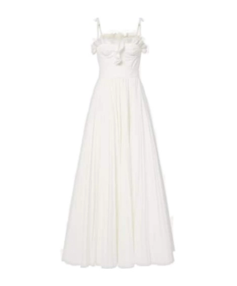 Giambattista Valli Ruffled Cotton Maxi Dress
