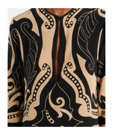 Johanna Ortiz Printed Silk Maxi Dress