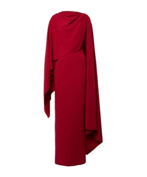 ROKSANDA Demetria Caped Crepe Gown