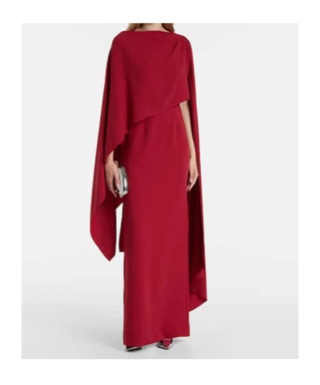 ROKSANDA Demetria Caped Crepe Gown