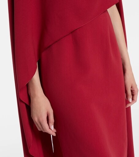 ROKSANDA Demetria Caped Crepe Gown