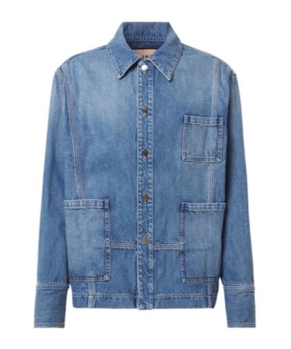 Plan C Single-breasted Denim Jacket