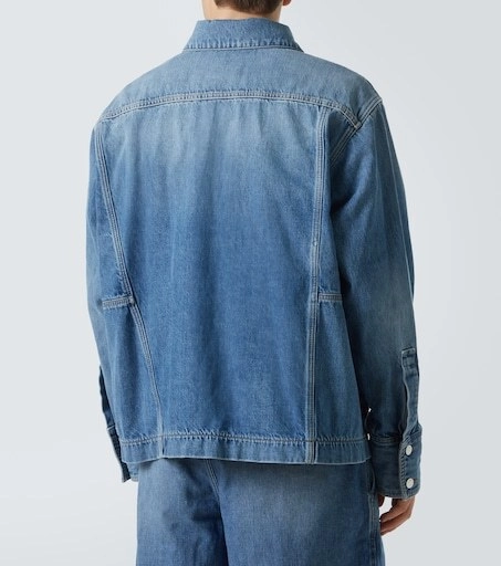 Plan C Single-breasted Denim Jacket