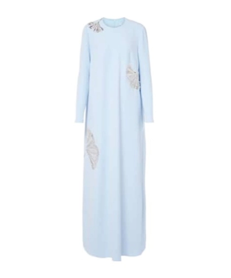 SAFIYAA LONDON Naima Embellished Crêpe Gown