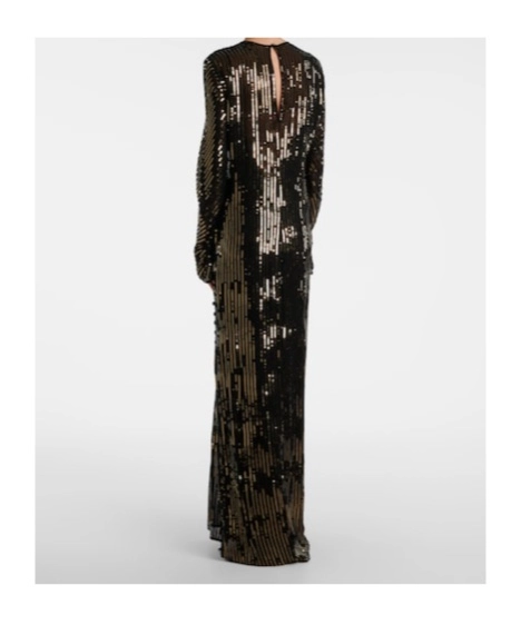 Johanna Ortiz Sequined Silk Gown