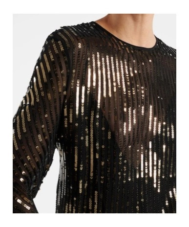 Johanna Ortiz Sequined Silk Gown