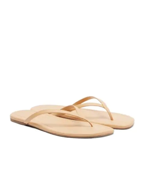 Staud Freja Leather Thong Sandals