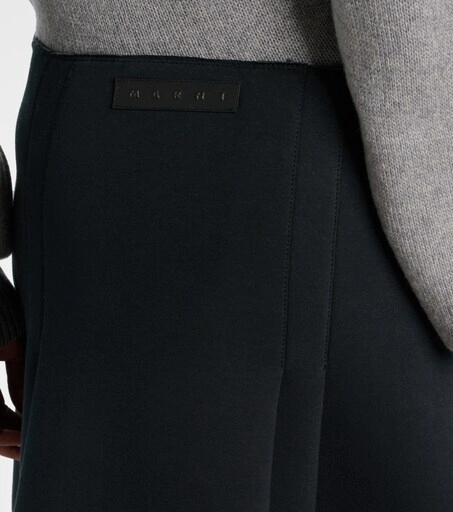 Marni Tiered Cotton-blend Midi Skirt