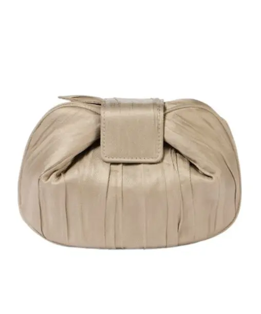 Gabriela Hearst Demi Leather Clutch - Nude