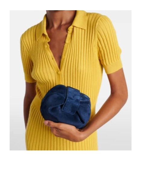 Gabriela Hearst Soft Demi Mini Suede Clutch