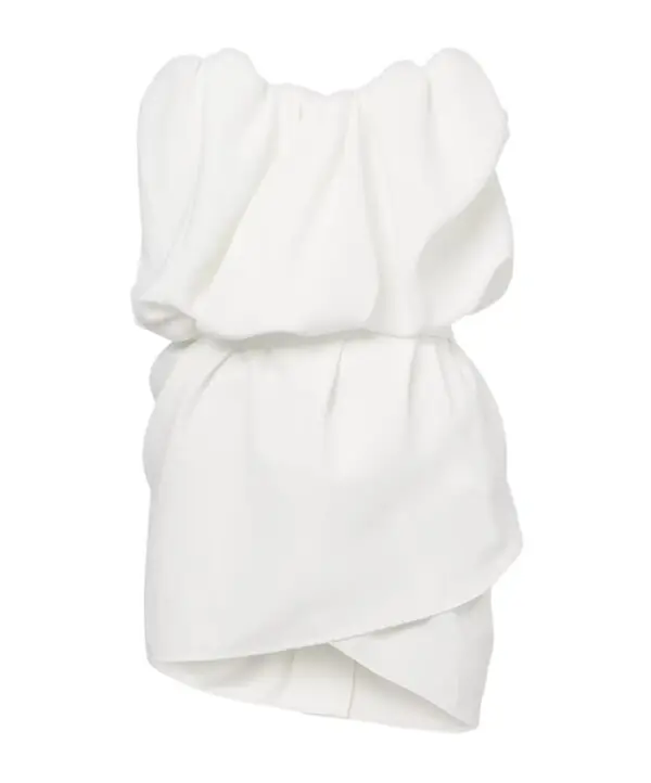 VIVIENNE WESTWOOD Susana Draped Corset Dress - White